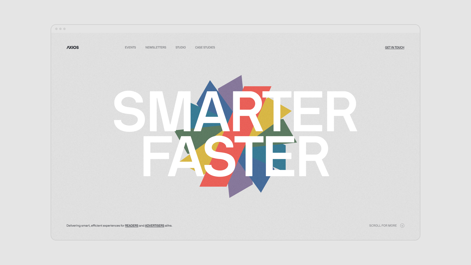 handsome – Axios Smart Brevity Studio